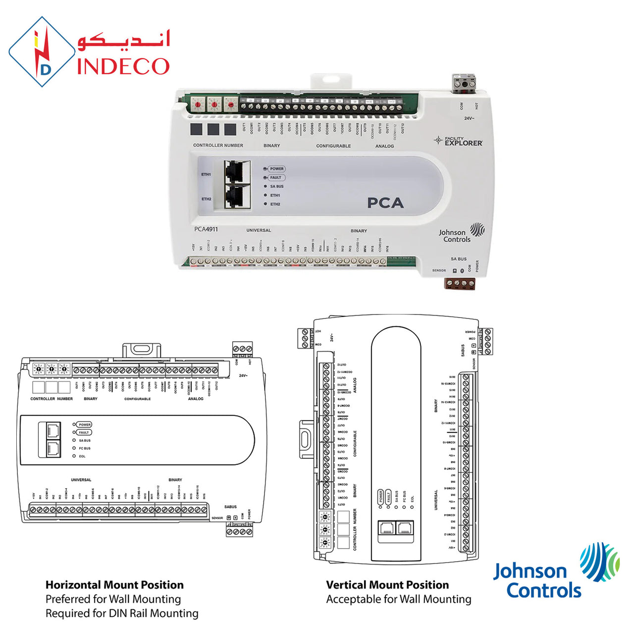 FX-PCA4911-0. 28-POINT ADVANCED APPLICATION PROGRAMMABLE CONTROLLER WI ...