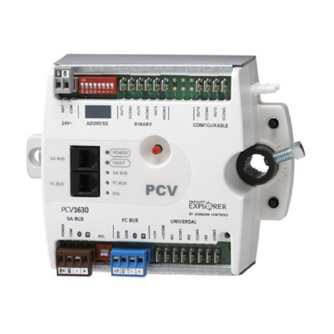 FX-PCV1615-0 32-BIT INTEGRATED VAV CONTROLLER-ACTUATOR-PRESS JOHNSON C ...